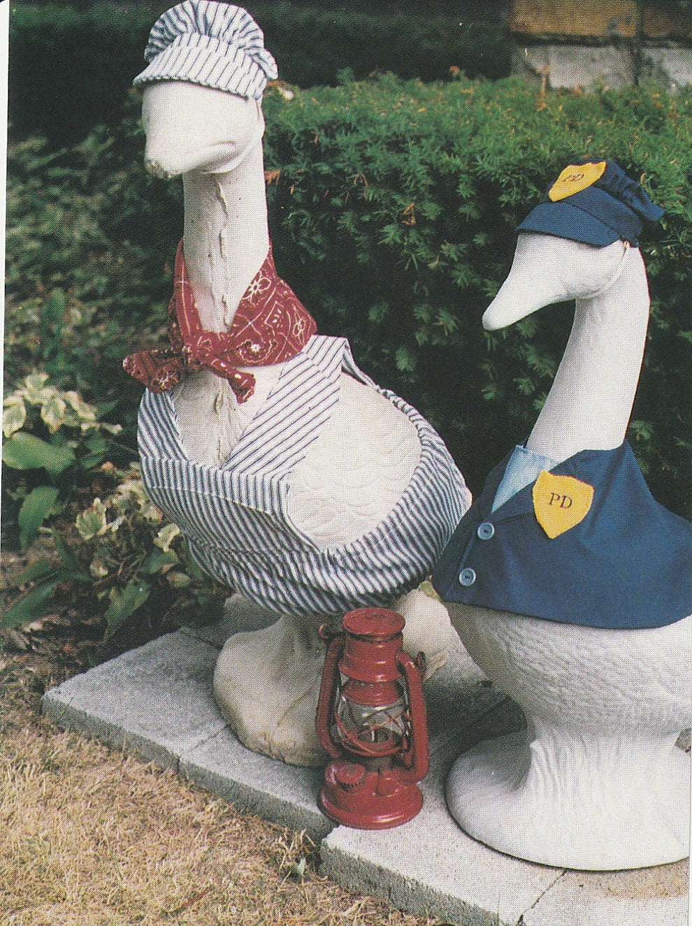 Train Engineer and Policeman Goose Clothes Pattern – Personal Designs